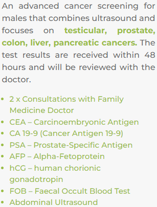 Cancer Screenings Package | DNA Health Clinics Dubai, Abu Dhabi