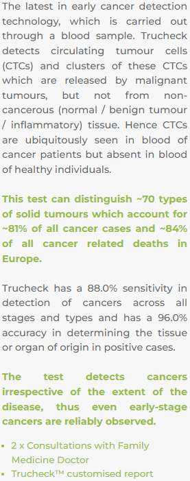 Cancer Screenings Package | DNA Health Clinics Dubai, Abu Dhabi